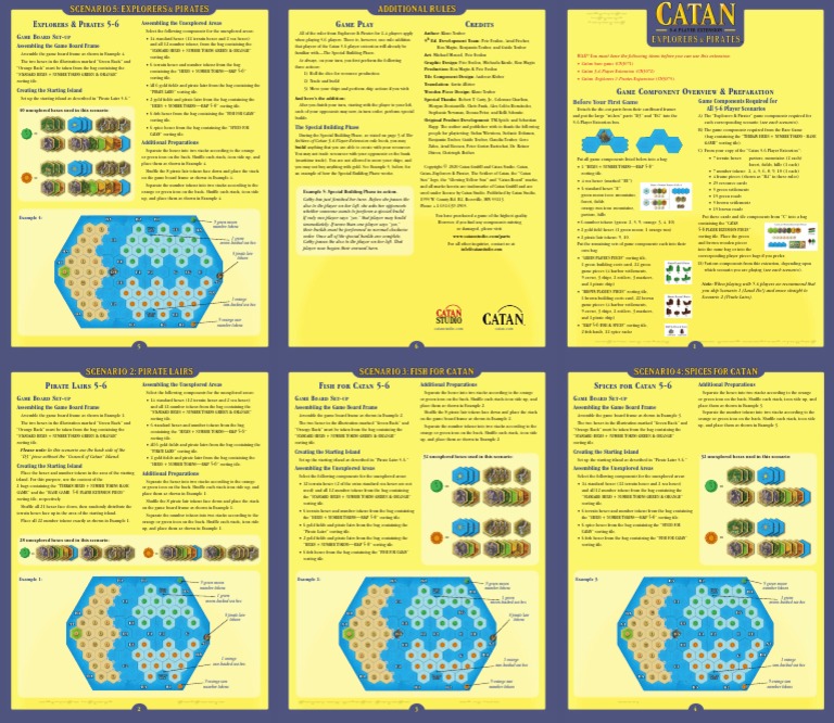 Catan Explorers and Pirates | PDF