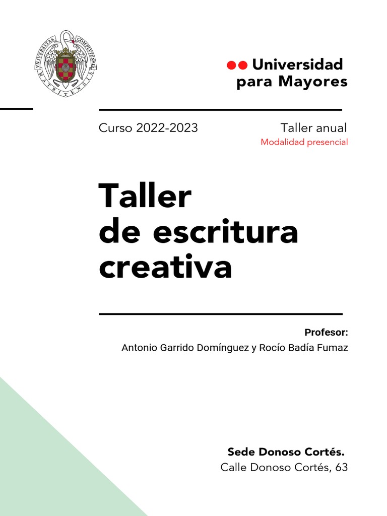 Taller de Escritura Creativa | PDF