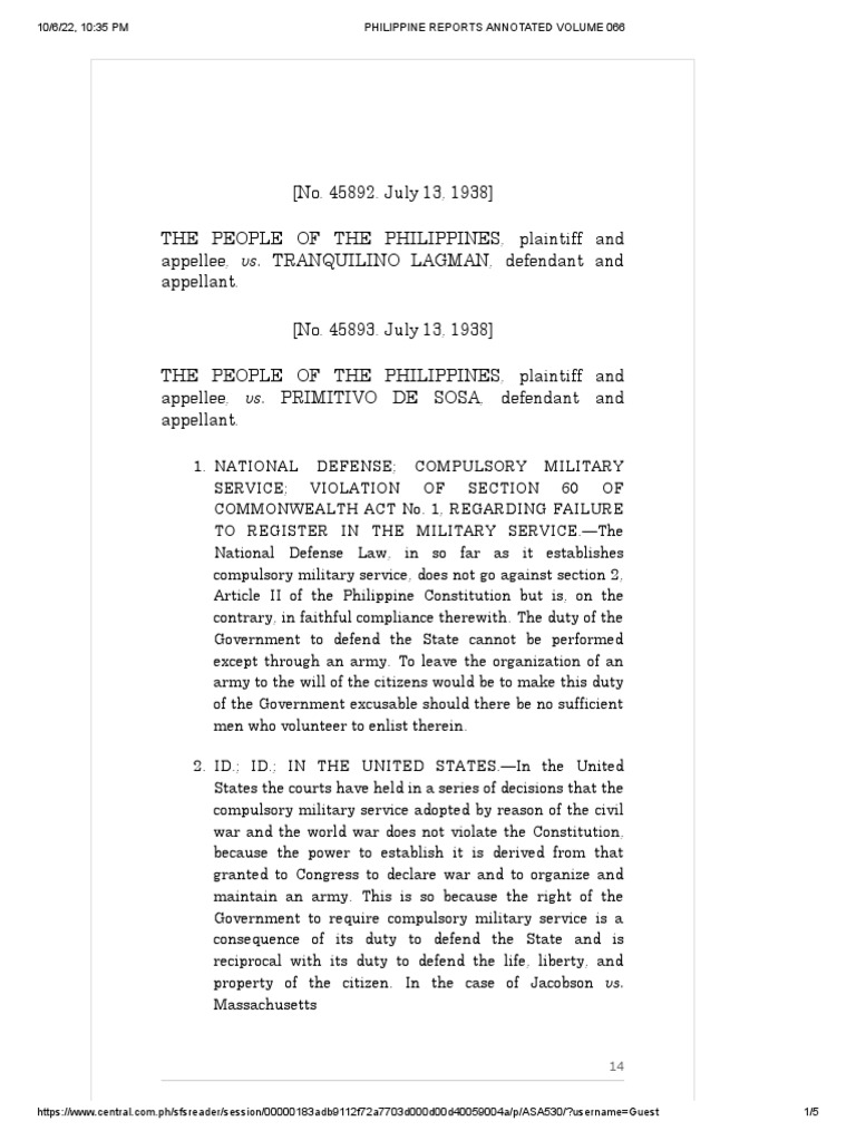 2 - People vs. Lagman and Zosa, GR No. L-45892, July | PDF | Judgment ...