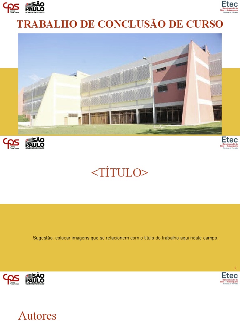Modelo Slides Padrão Tcc Pdf Logística Vida