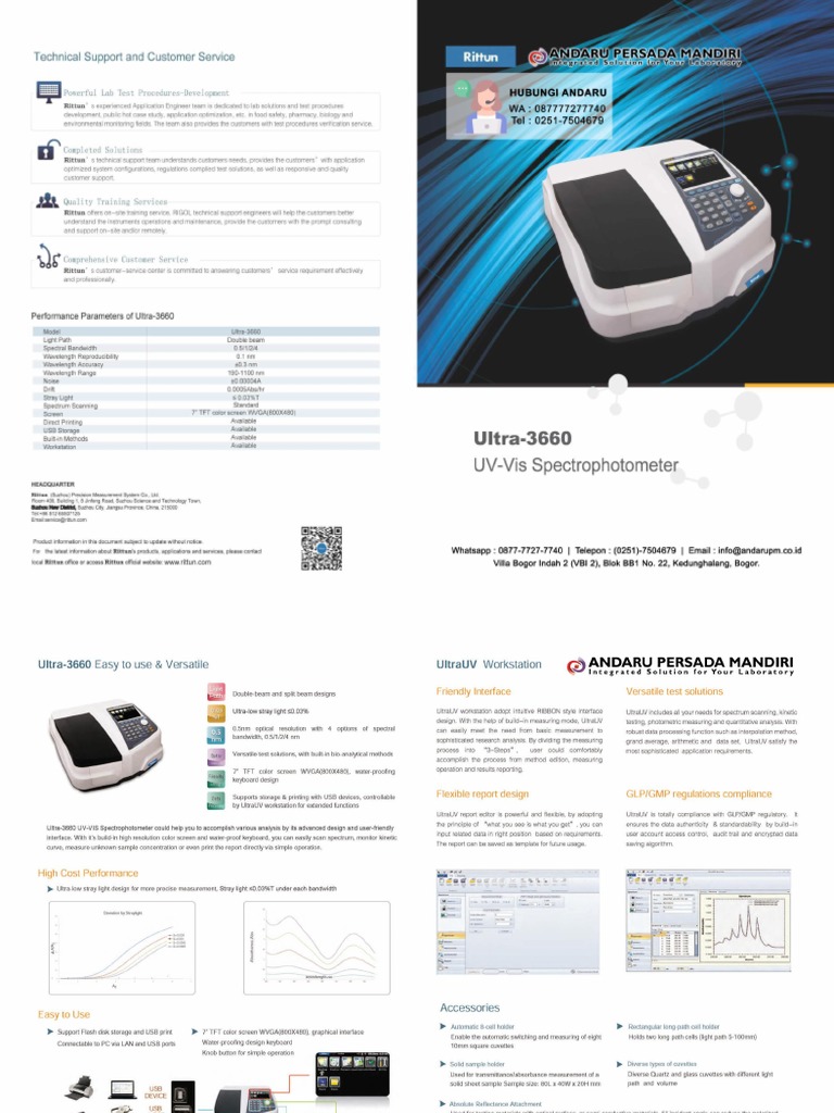 Andaru - Spektrofotometer UV-Vis | PDF