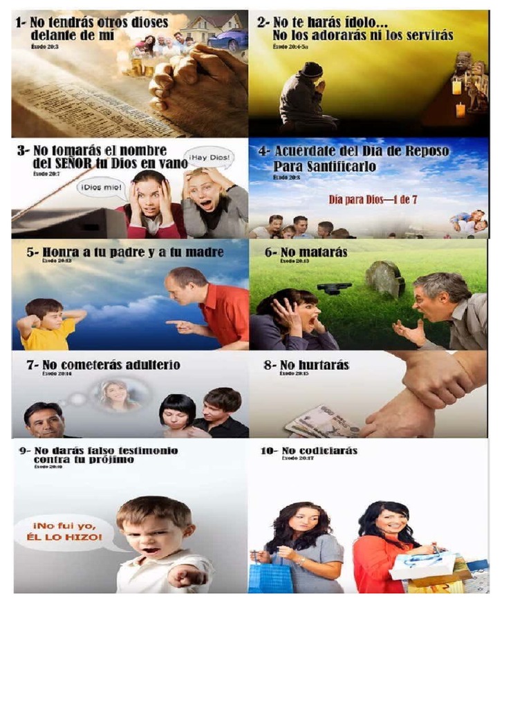 Los 10 Mandamientos | PDF