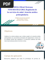 NORMA Oficial Mexicana NOM-034-SSA3-2013, Regulación de Los Servicios de Salud. Atención Médica ...