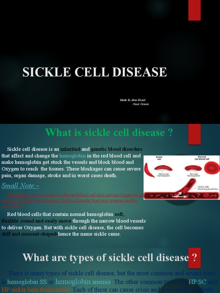 Sickle Cell Disease | PDF | Clinical Medicine | Diseases And Disorders