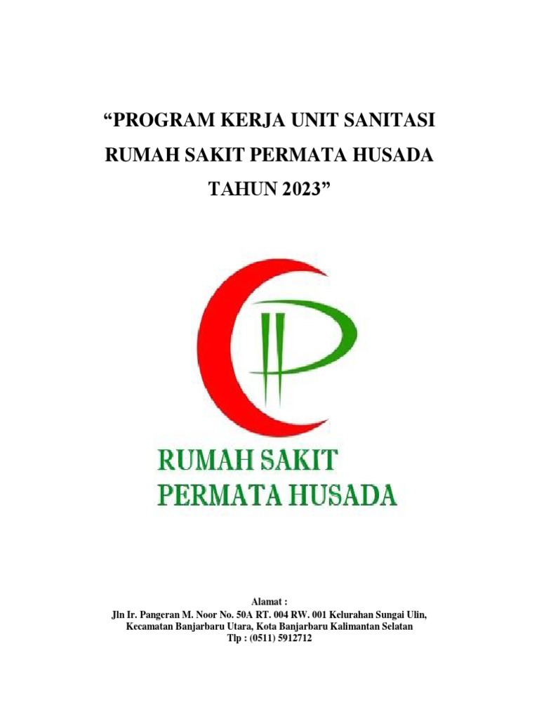 Program Sanitasi RS Permata Husada 2023 | PDF