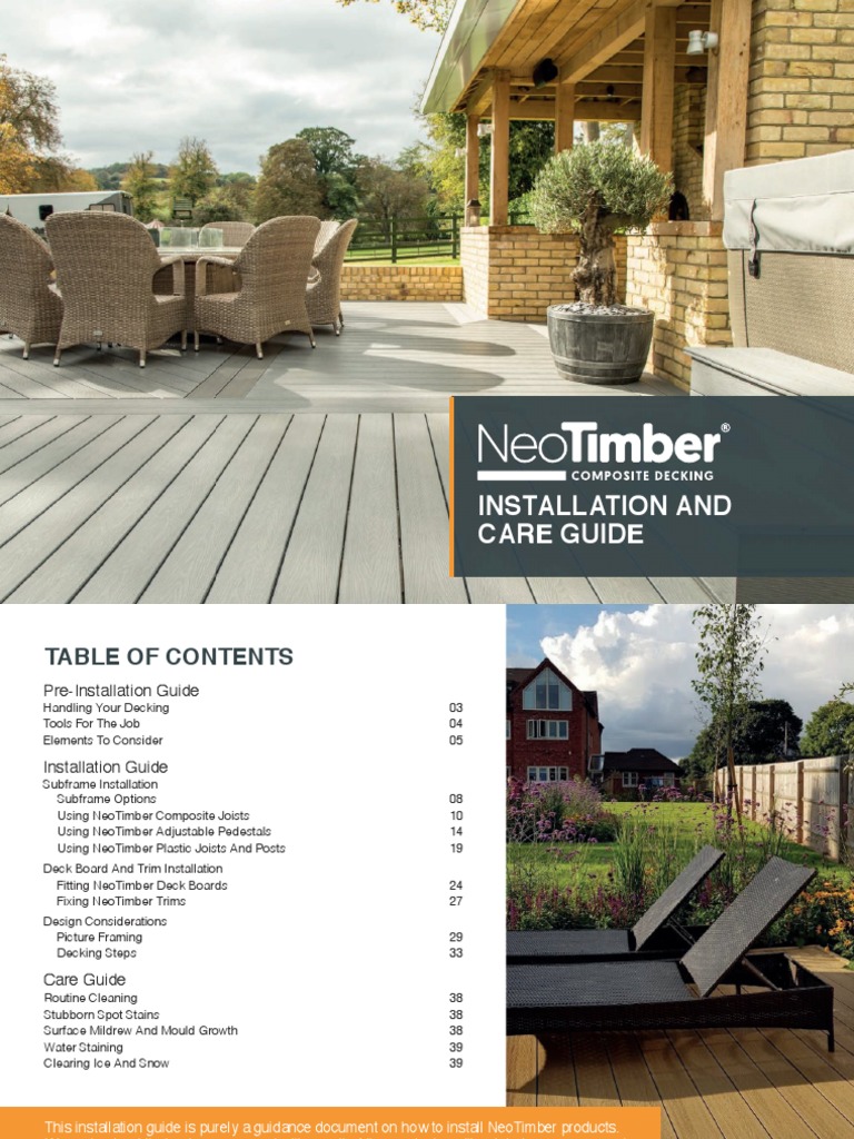 NeoTimber Installation Guide Download | Download Free PDF | Screw | Lumber