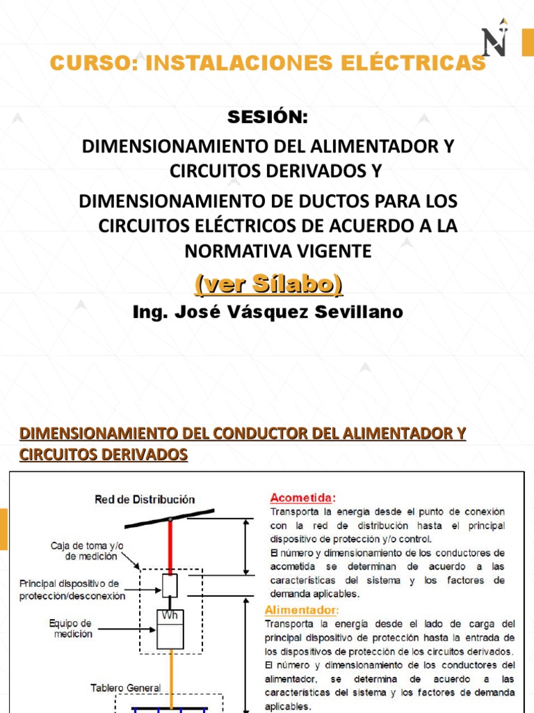 Dimensionamiento Conductor y Ducto | PDF | Corriente eléctrica | voltaje
