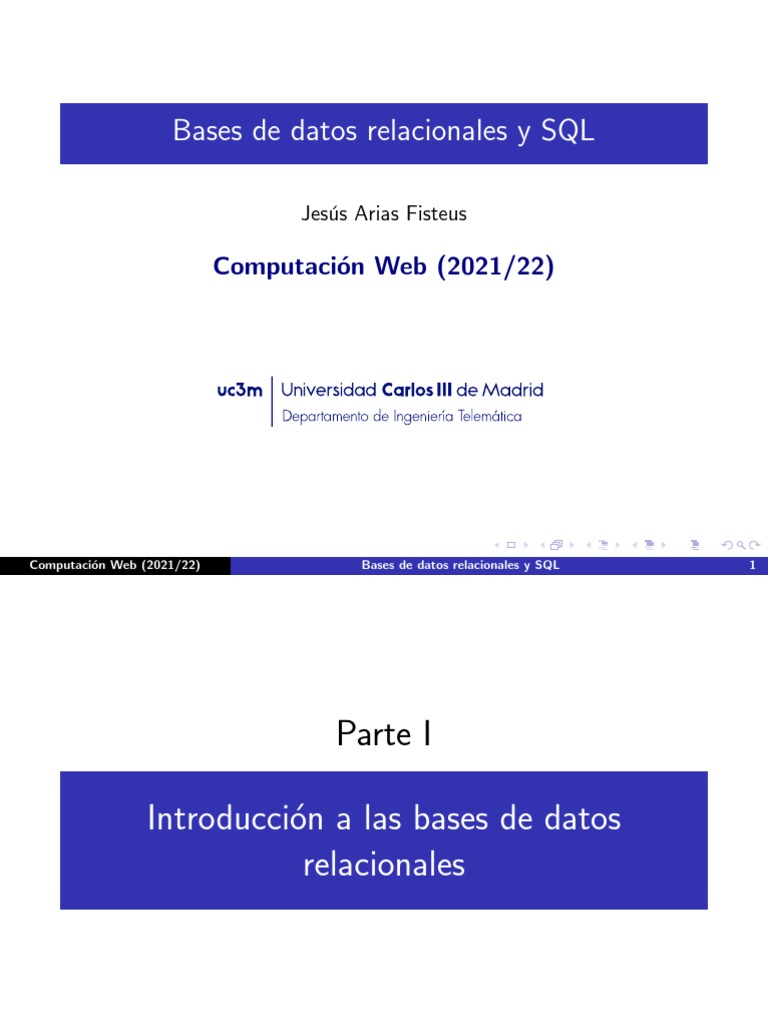 Captura 2022-11-24 A Las 9.45.07 | PDF | SQL | Base de datos relacional