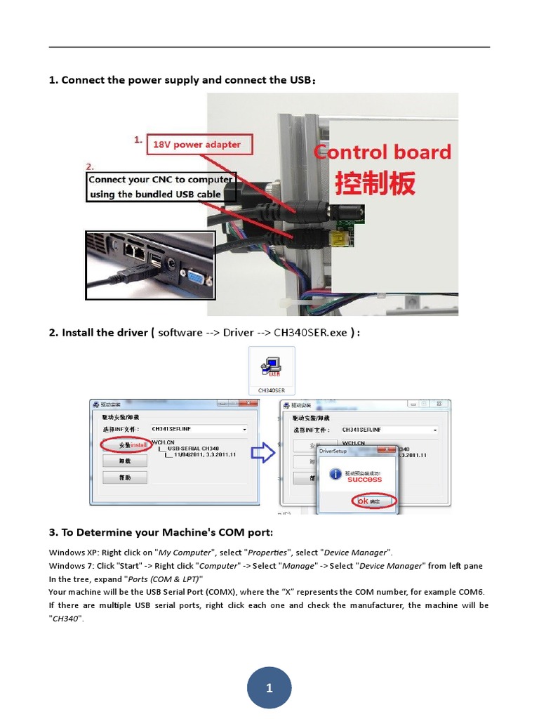 Woodpecker CNC User Manual - V1.1 | PDF | Installation (Computer Programs) | Computer Science