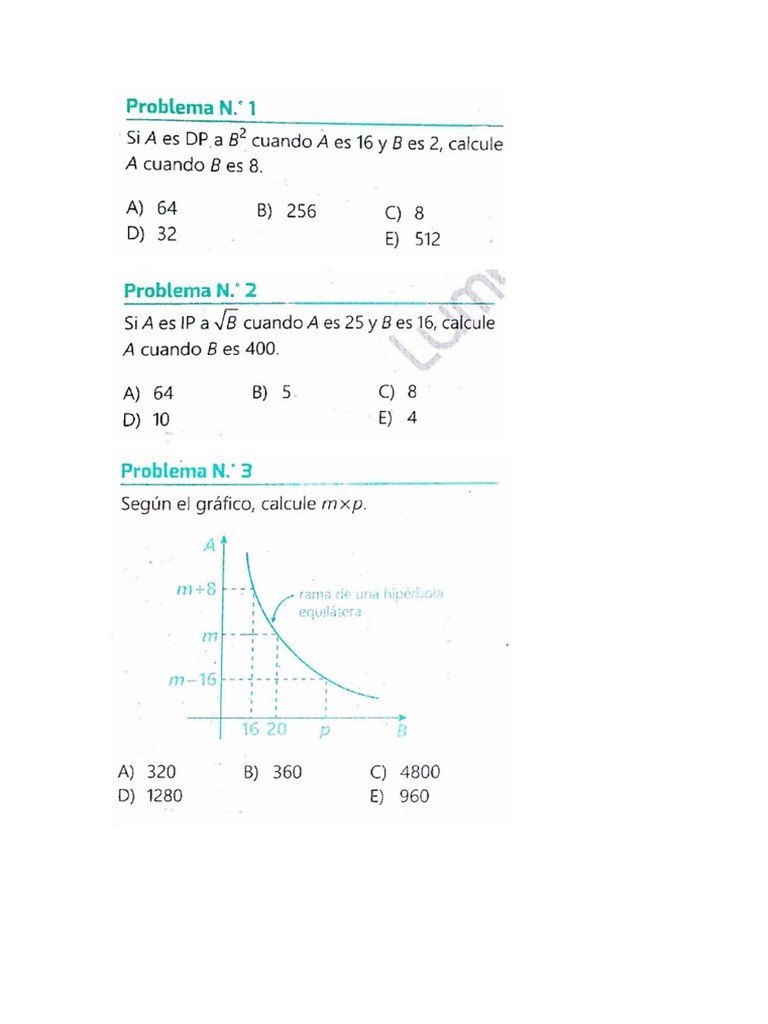 Ejercicos para La Clase y Tarea | PDF
