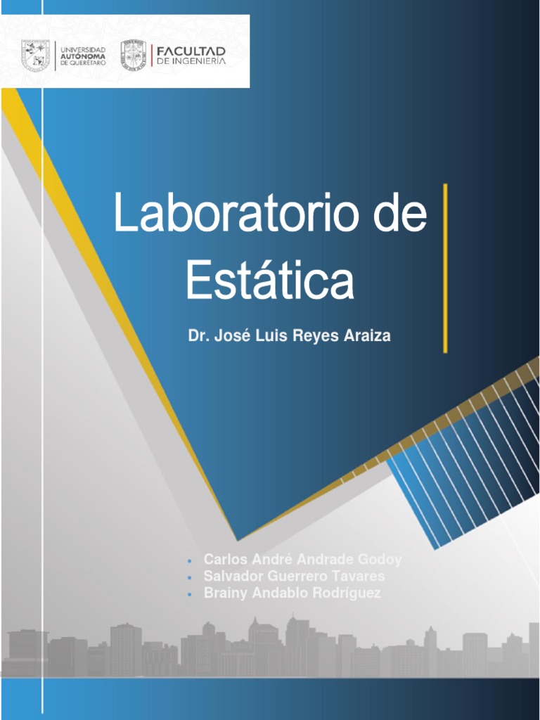 Practicas de Lab Estatica | PDF | Vector Euclidiano | Medición