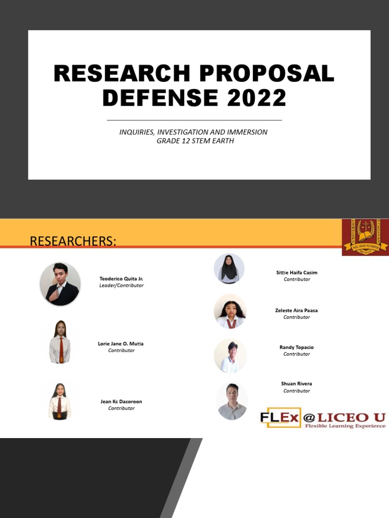 Research Proposal PPT Template2 Mock Defense | PDF | Survey Methodology ...