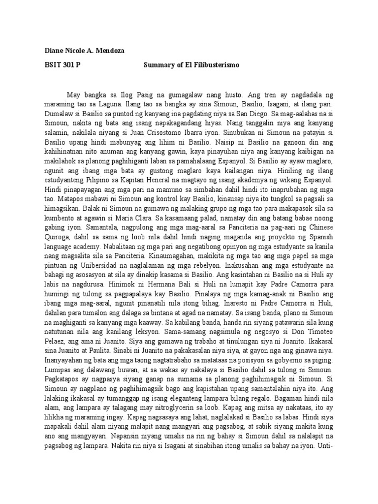 El Fili Summary | PDF