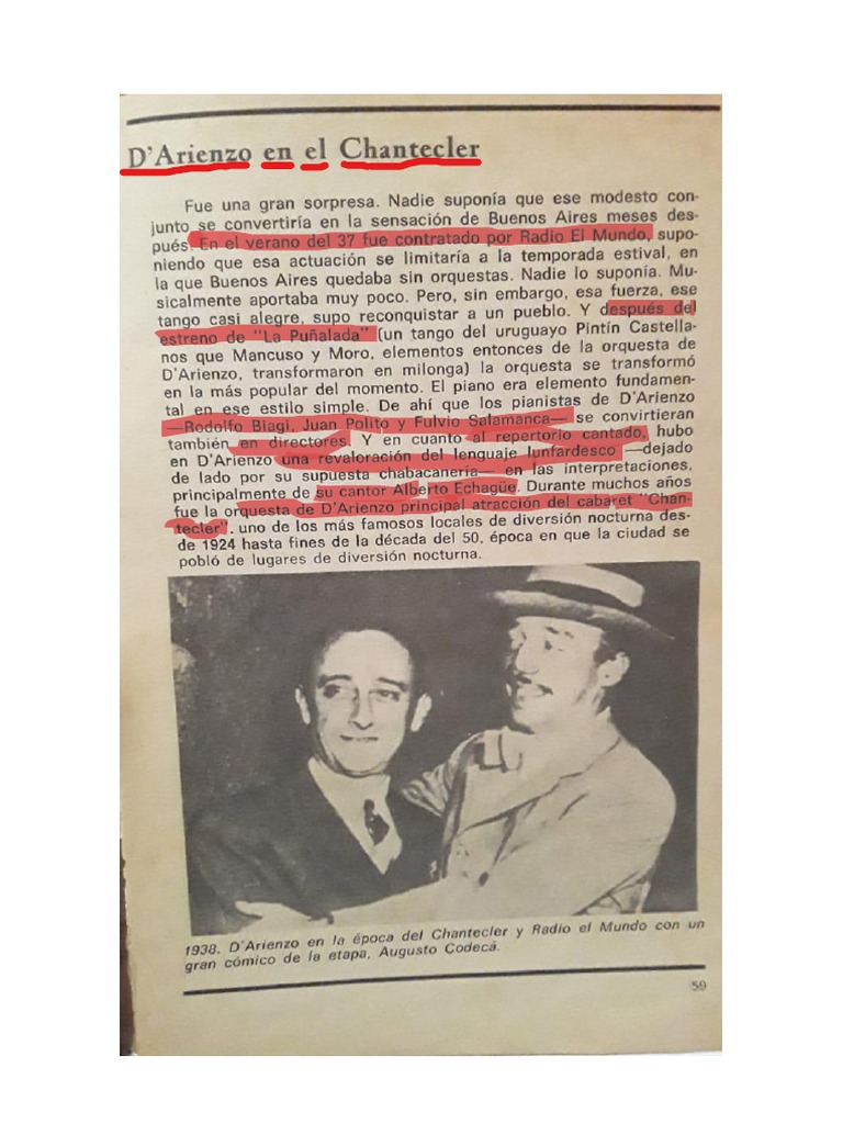 El Tango de Villoldo A Piazzolla-Oscar Del Priore | PDF El Tango de Villoldo A Piazzolla-Oscar Del Priore | PDF