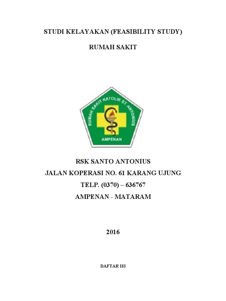 STUDI KELAYAKAN RSK - Docx 2 | PDF | Ilmu Sosial