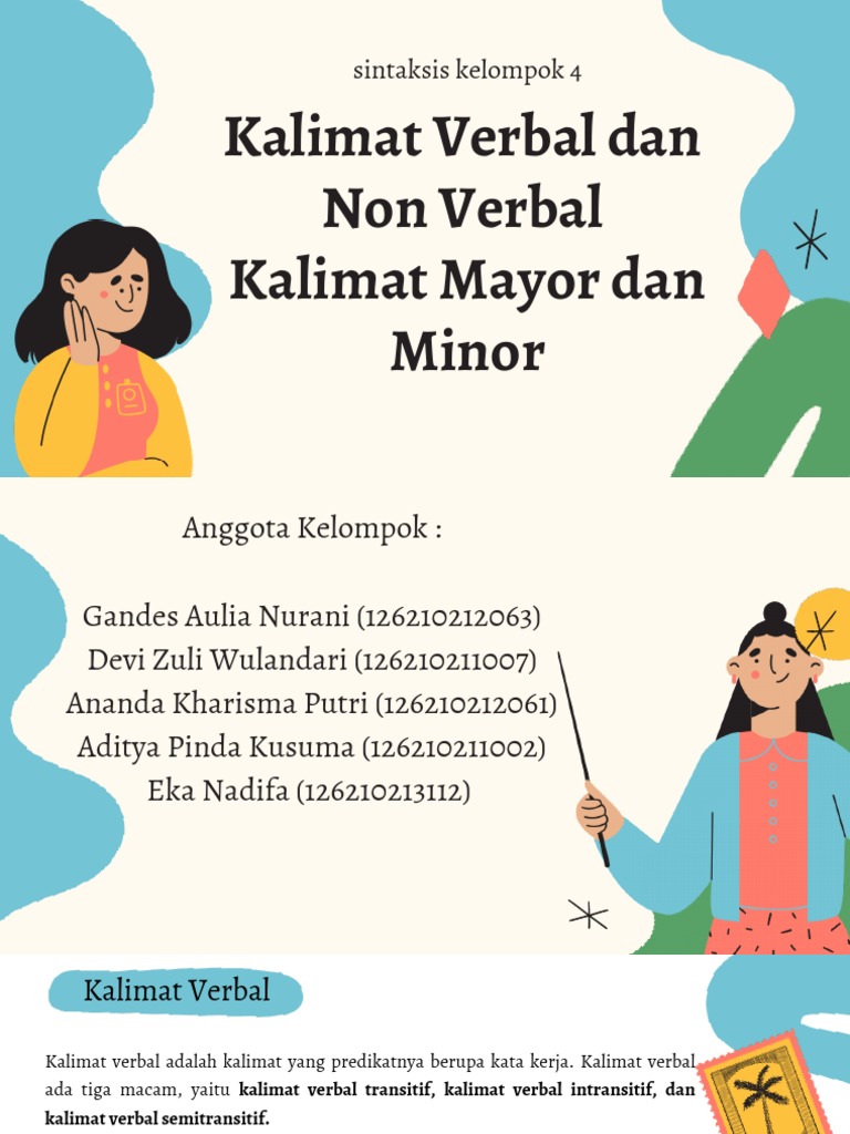 Sintaksis Kelompok 4 | PDF | Seni & Disiplin Bahasa