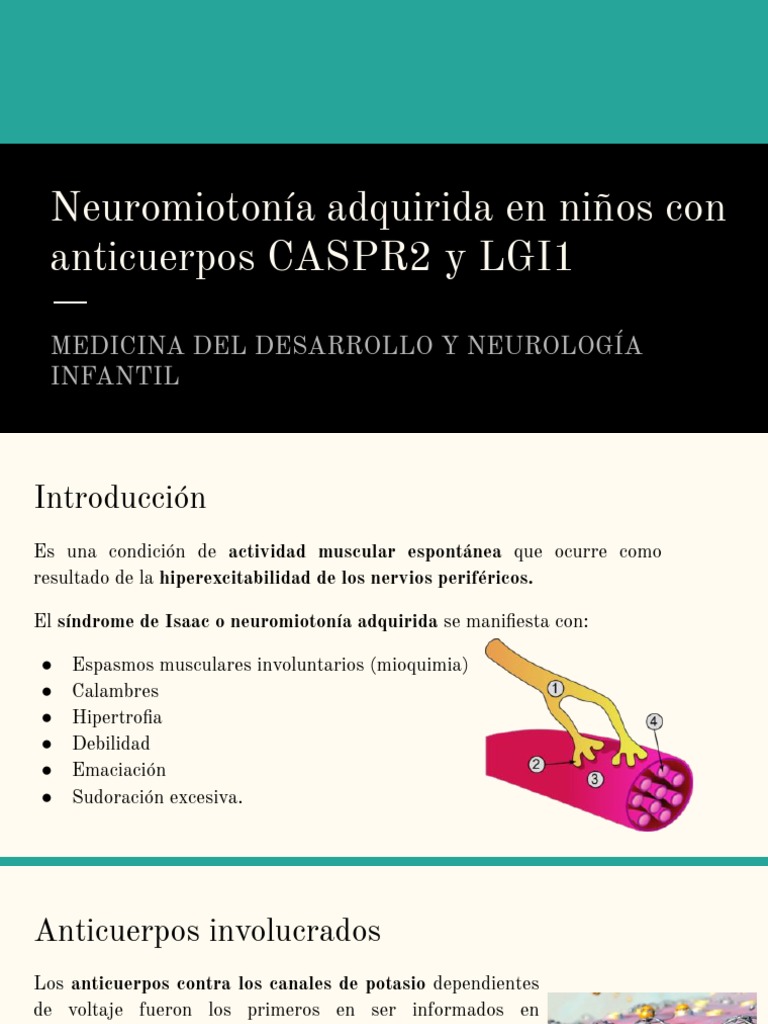 Neuromiotonía Infantil: Casos y Tratamiento | PDF | Electromiografia ...