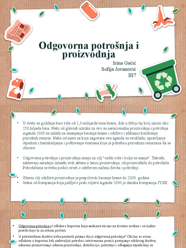 Odrzivi Razvoj | PDF