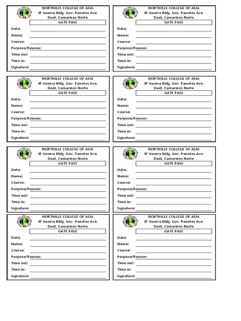 Gate Pass | PDF | Career & Growth | Language Arts & Discipline