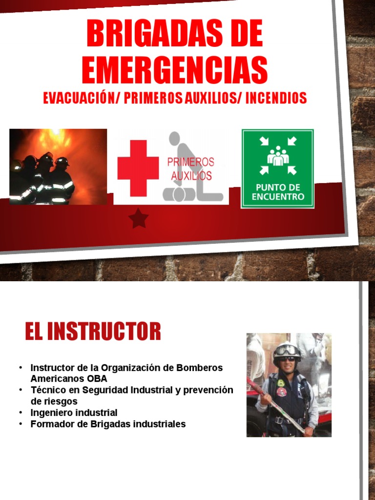 Capacitación en Brigadas de Emergencias | PDF | Reanimación cardiopulmonar | Química
