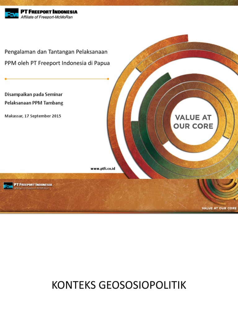 PT. Freeport Indonesia PPM | PDF