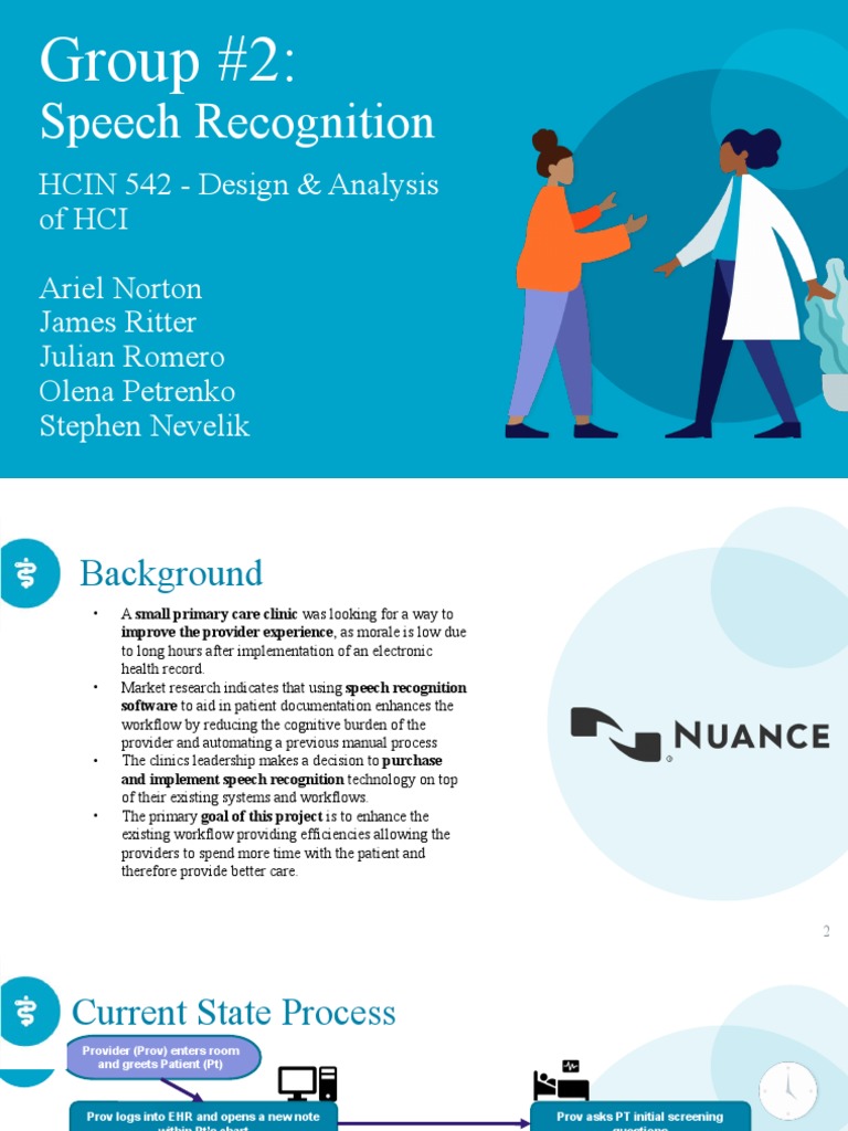 Hcin 542 Project Presentation 2 | PDF | Electronic Health Record ...