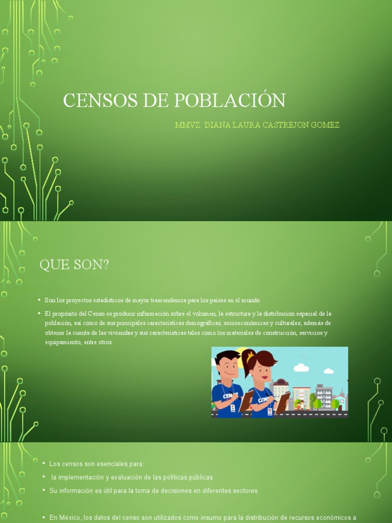 Censos de Población | PDF | Población | Censo