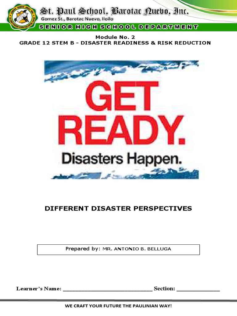 DRRR Module 2 | PDF | Hazards | Risk