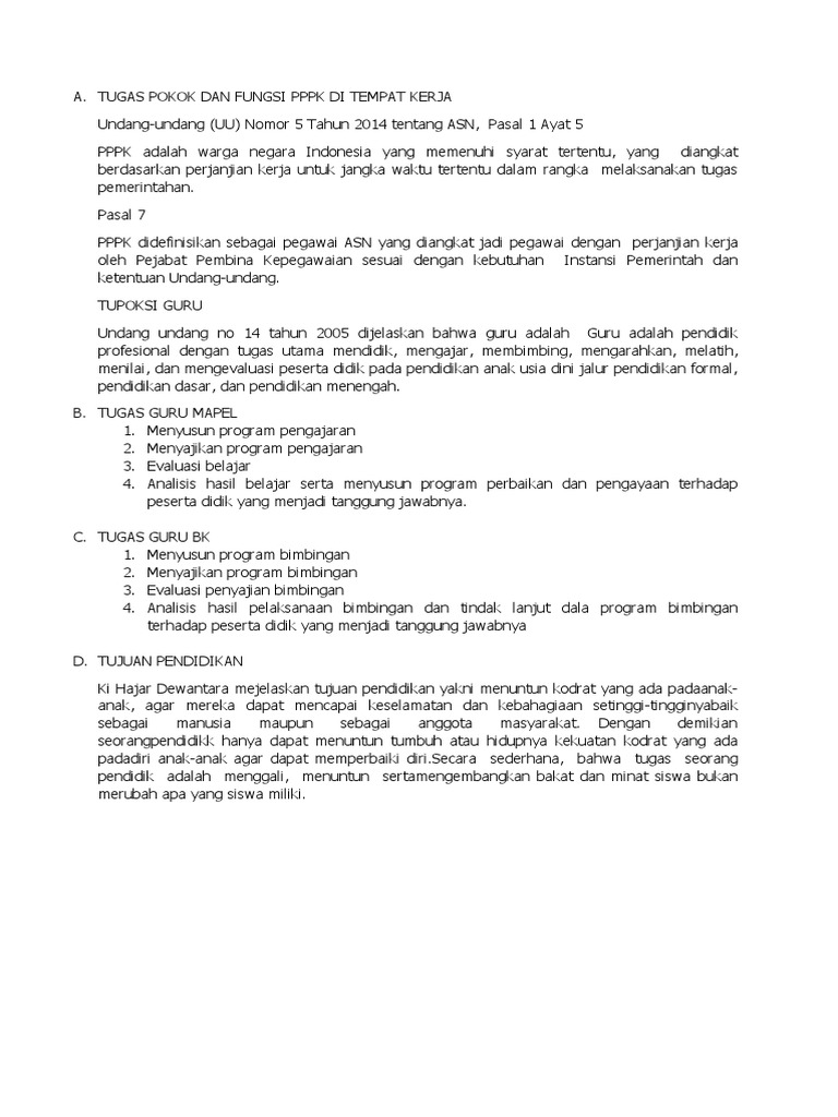 Resume Orientasi Tempat Kerja PPPK | PDF | Karier & Perkembangan