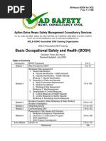 Module 1 - OSH and The BOSH Framework | PDF | Occupational Safety And ...