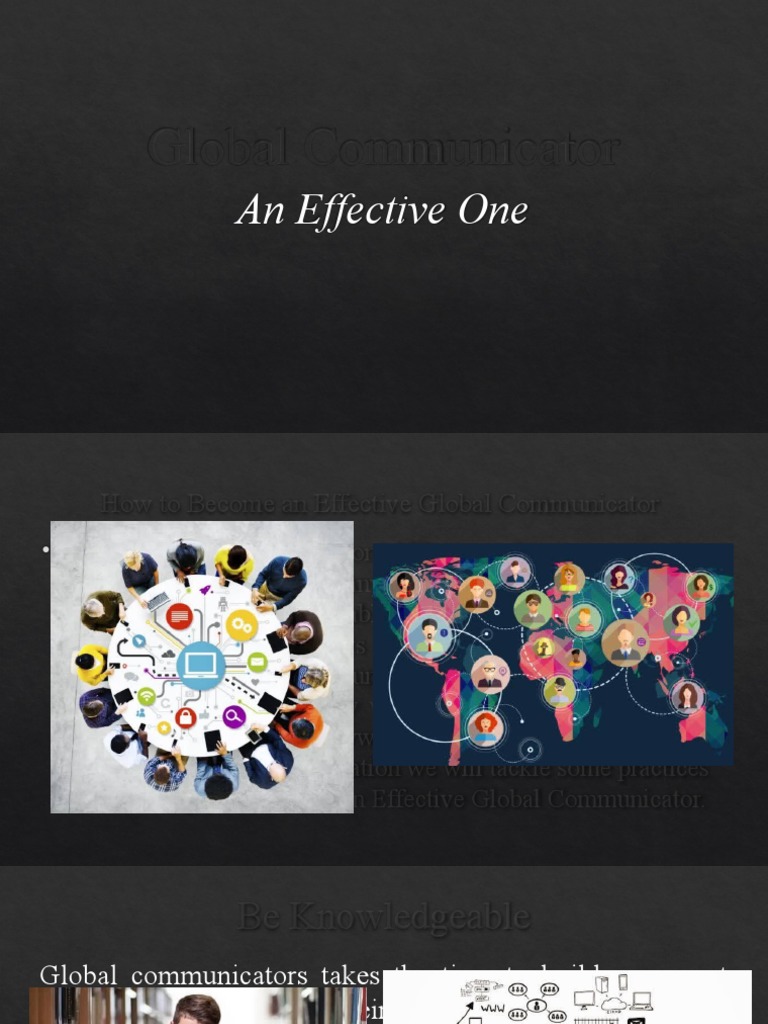 Effective and Efficient Global Communicator | PDF | Communication ...
