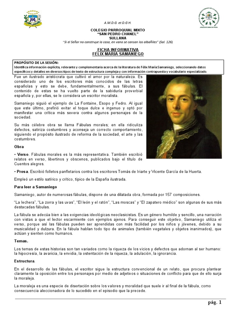 Felix Maria Samaniego Pdf Fábula