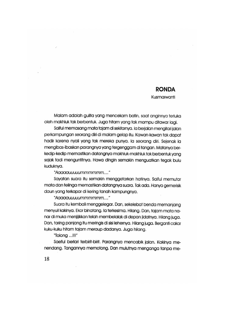 Cerpen Remaja Ronda | PDF