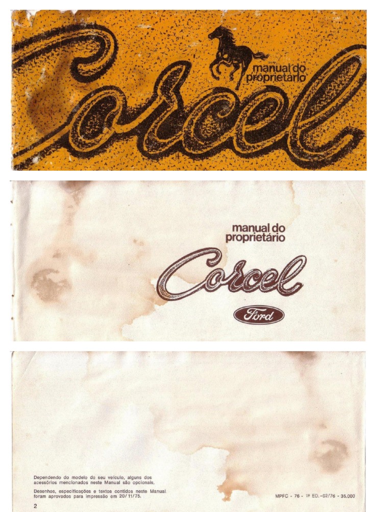 Manual Corcel 1 | PDF