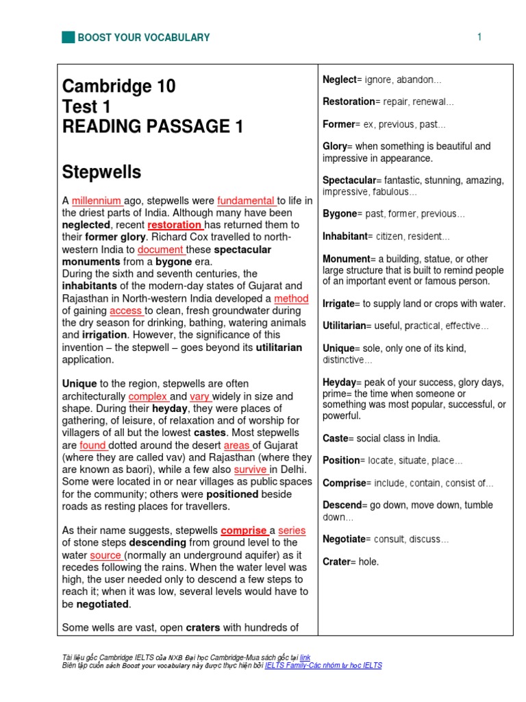 Boost Your Vocabulary - Cam10 | PDF