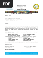 Script For 2021 First Semester Barangay Assembly | PDF