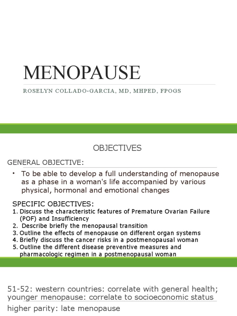 Menopause Complete 2022 | PDF | Menopause | Hormone Replacement Therapy