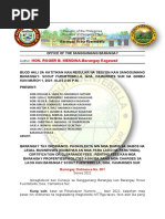 Barangay Contingency Plan 2023 - 2026 | PDF