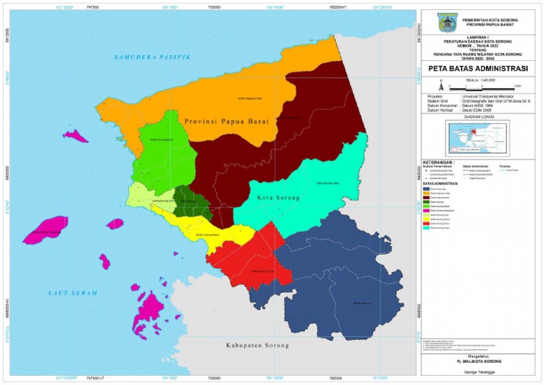 Lampiran I Peta Batas Administrasi | PDF