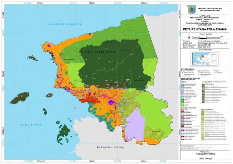 Lampiran IX Peta Rencana Pola Ruang | PDF