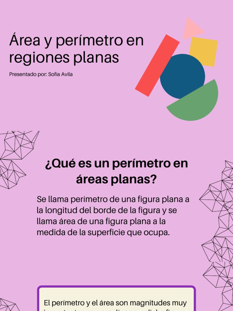Área y Perímetro de Figuras Planas | PDF