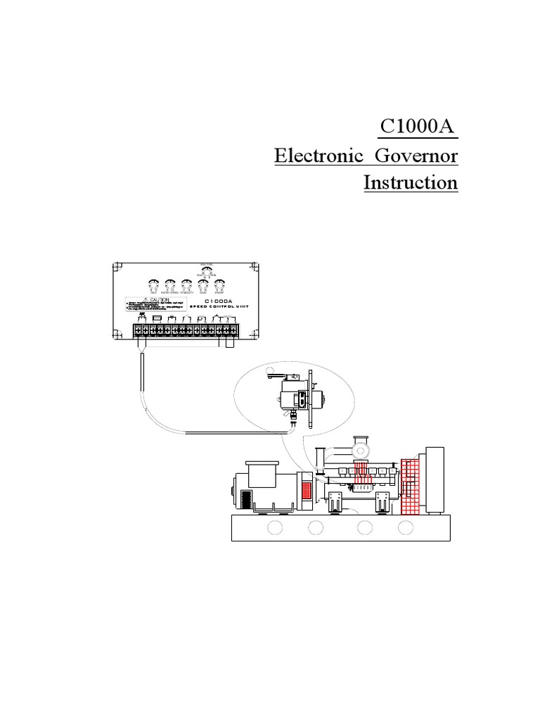 C1000A Governor User Guide | PDF