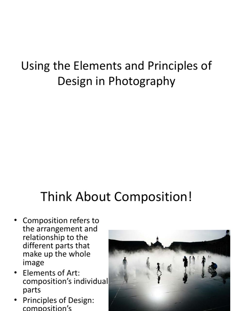 Design Elements in Photography | PDF | Composition (Visual Arts ...