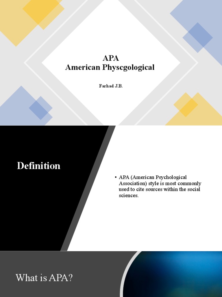 APA Style-Basics | PDF | Apa Style | American Psychological Association