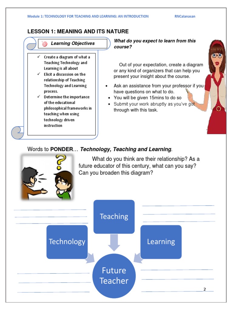 ED 8 (Lessons Module 1&3) | PDF | Educational Technology | Teaching Method