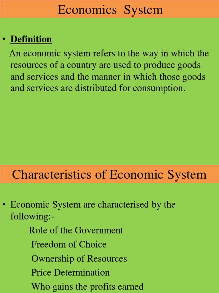 CE 406 Lecture 04 Economic Systems | PDF | Economic System | Market Economy
