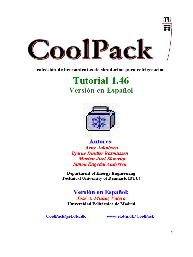 Herramientas de Simulación CoolPack | PDF | Ventana (informática) | Software