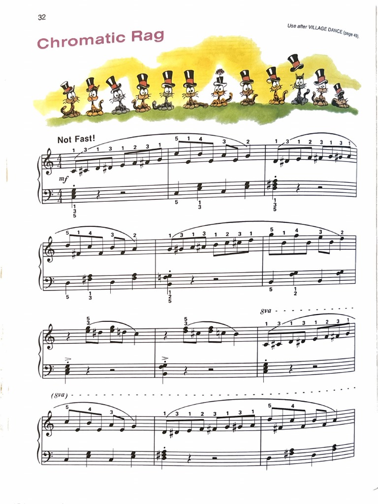Chromatic Rag (Alfred Basic) | PDF