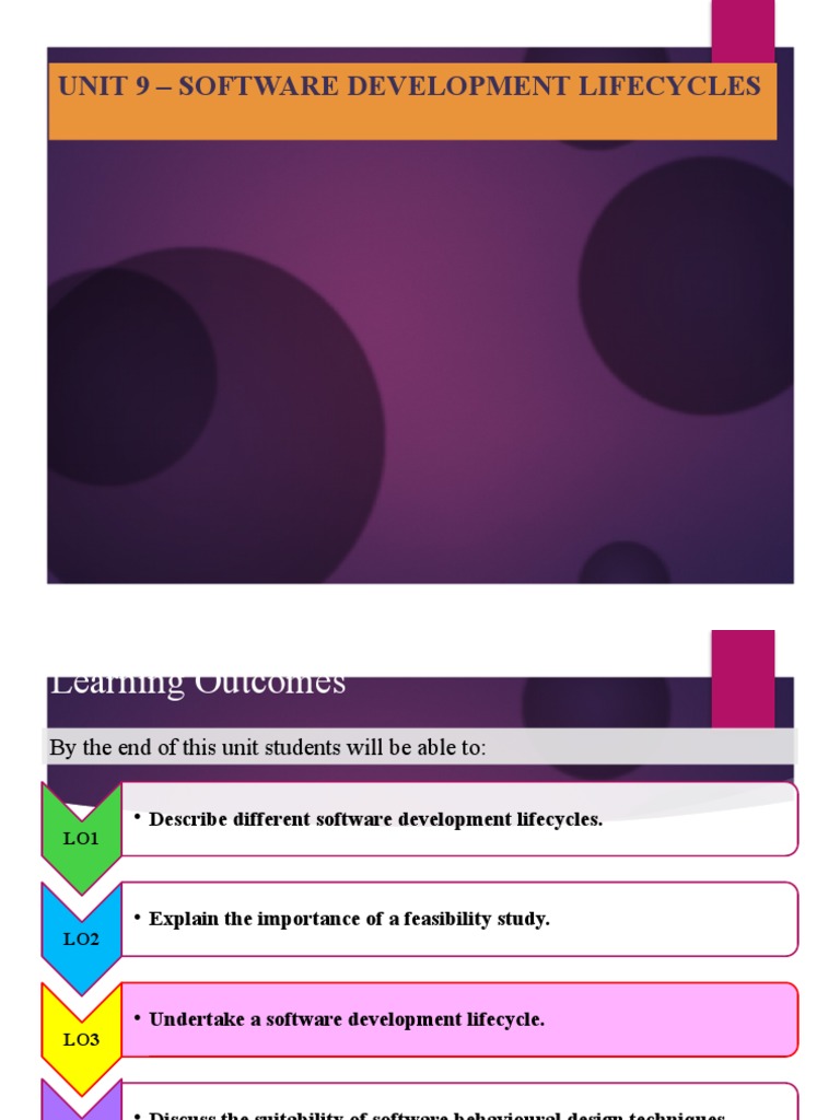 LO3 Undertake A Software Development Lifecycle | PDF | Software Quality ...