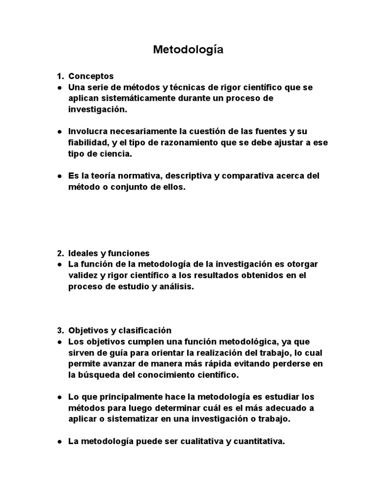 Lopez Macias Maria Jose - METODOLOGÍA | PDF | Método científico | Teoría